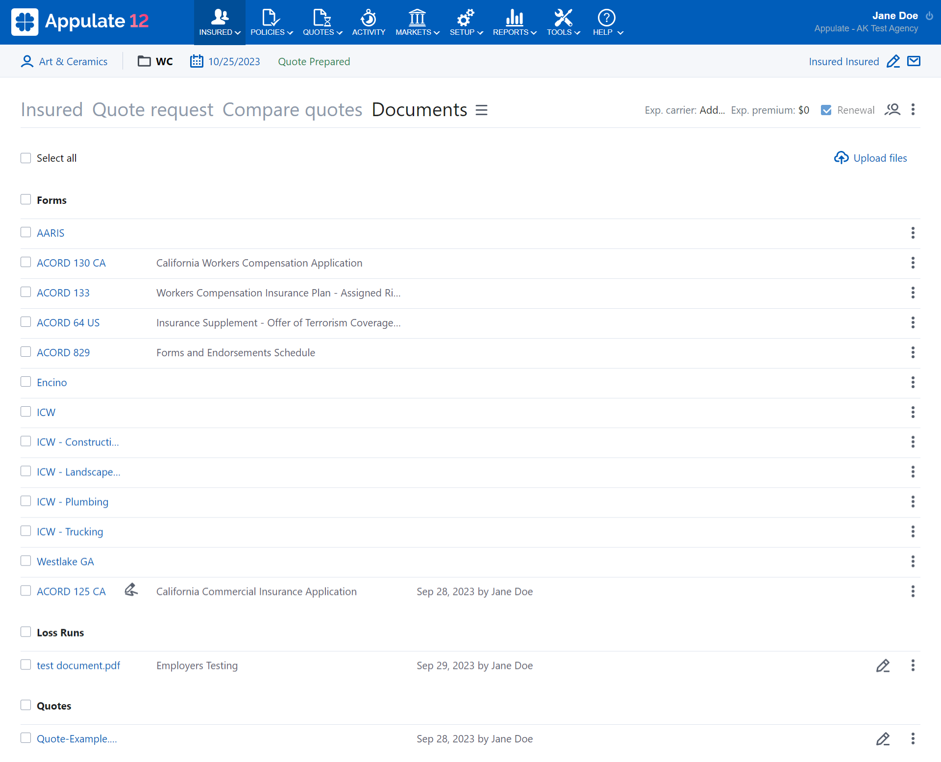 Appulate insurance program development guide
