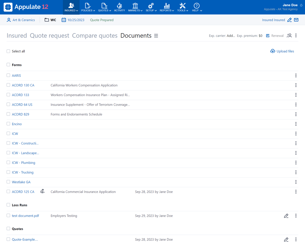 Appulate insurance program development guide