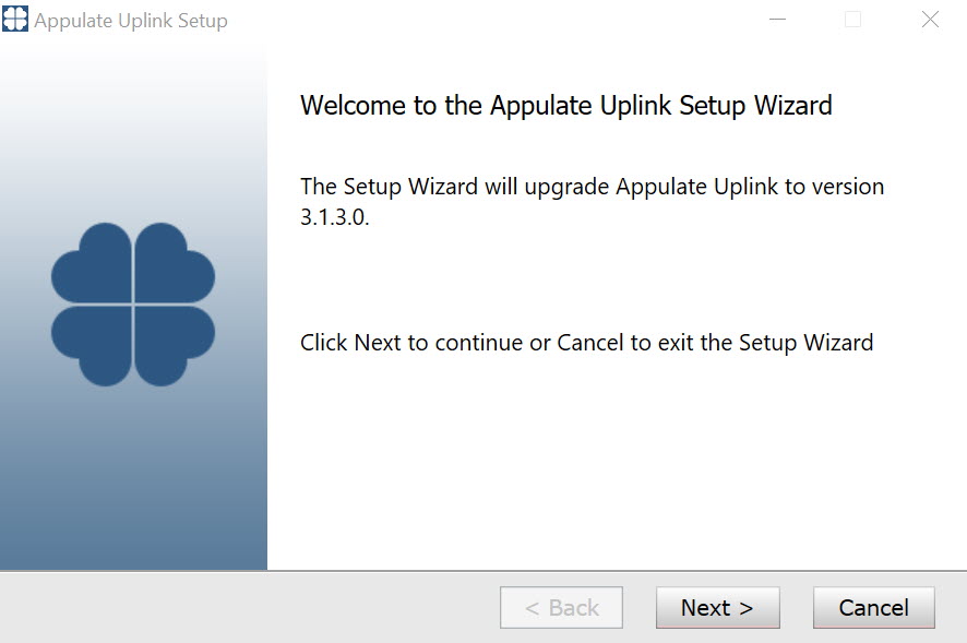 Uplink installation for Windows