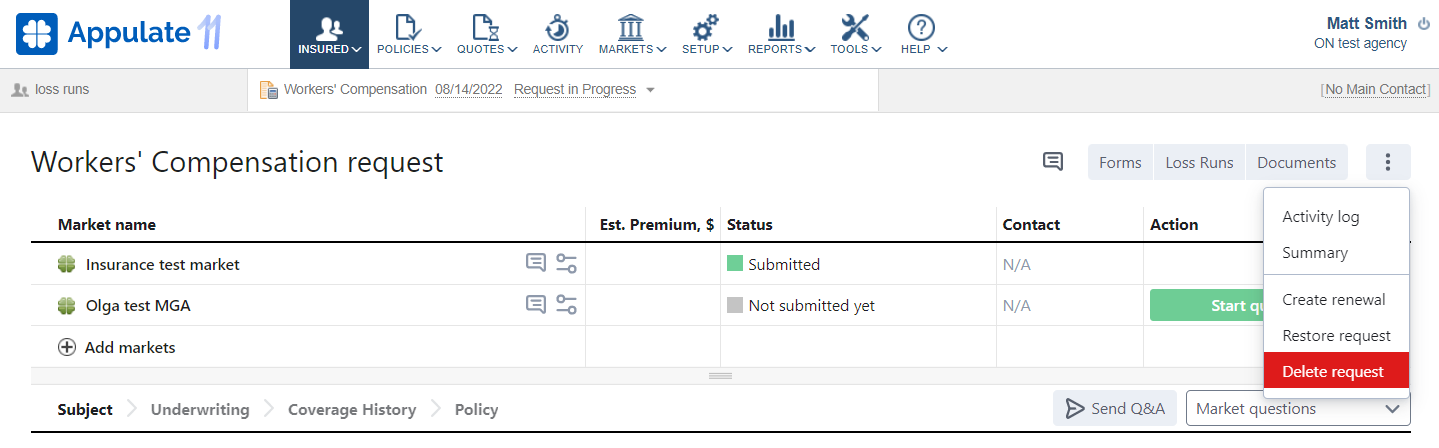 How to cancel or delete submission